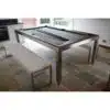 Fusion pool table-brushed stainless steel - Aramith - Greater Southern