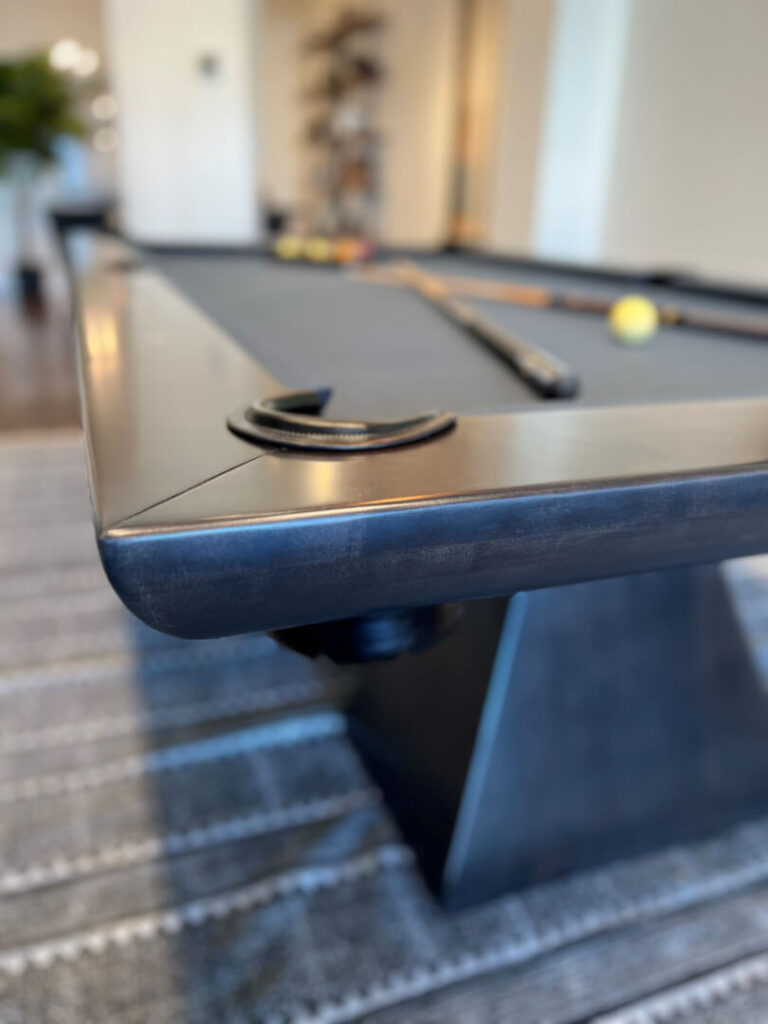 New Contemporary Cypress Pool Table - Available at Greater Southern
