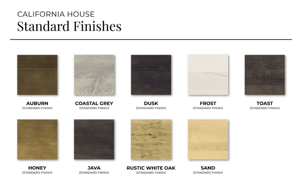 California House Finish Options - Greater Southern
